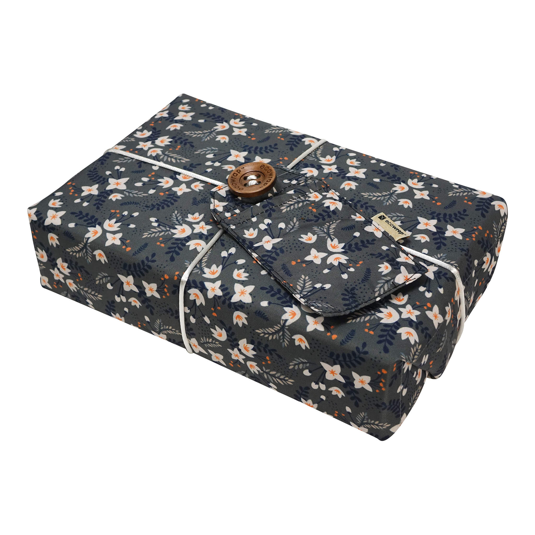 Eco Friendly Reusable Purple Floral Fabric Gift Wrap By Ecowrap – ECOWRAP